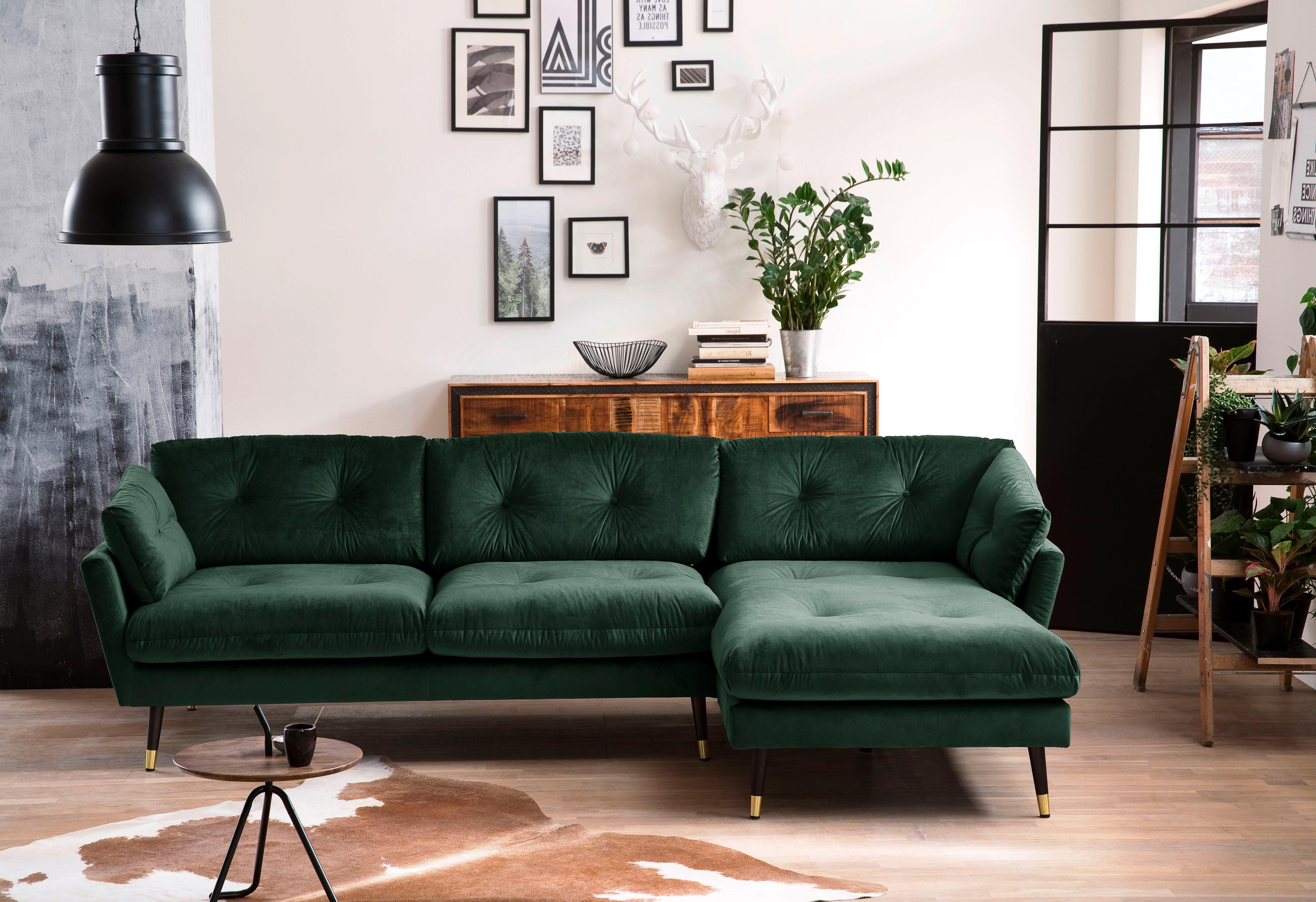 Trends By Hg Ecksofa Japan L Form Mit Fuß In Holz Metallkombination