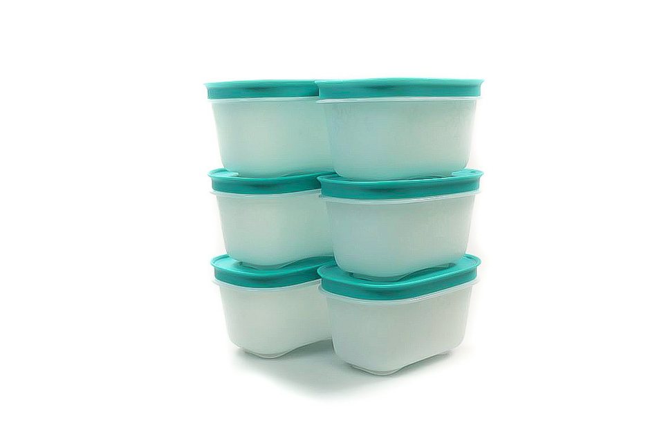 Tupperware Frischhaltedose Eis Kristall 170 Ml 6 Weißminze SpÜltuch