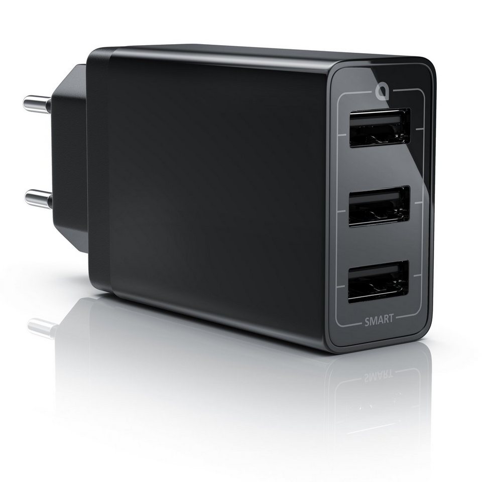 Aplic Usb Ladegerät 6000 Ma 3 Port Netzteil Mit Smart Charge Solid