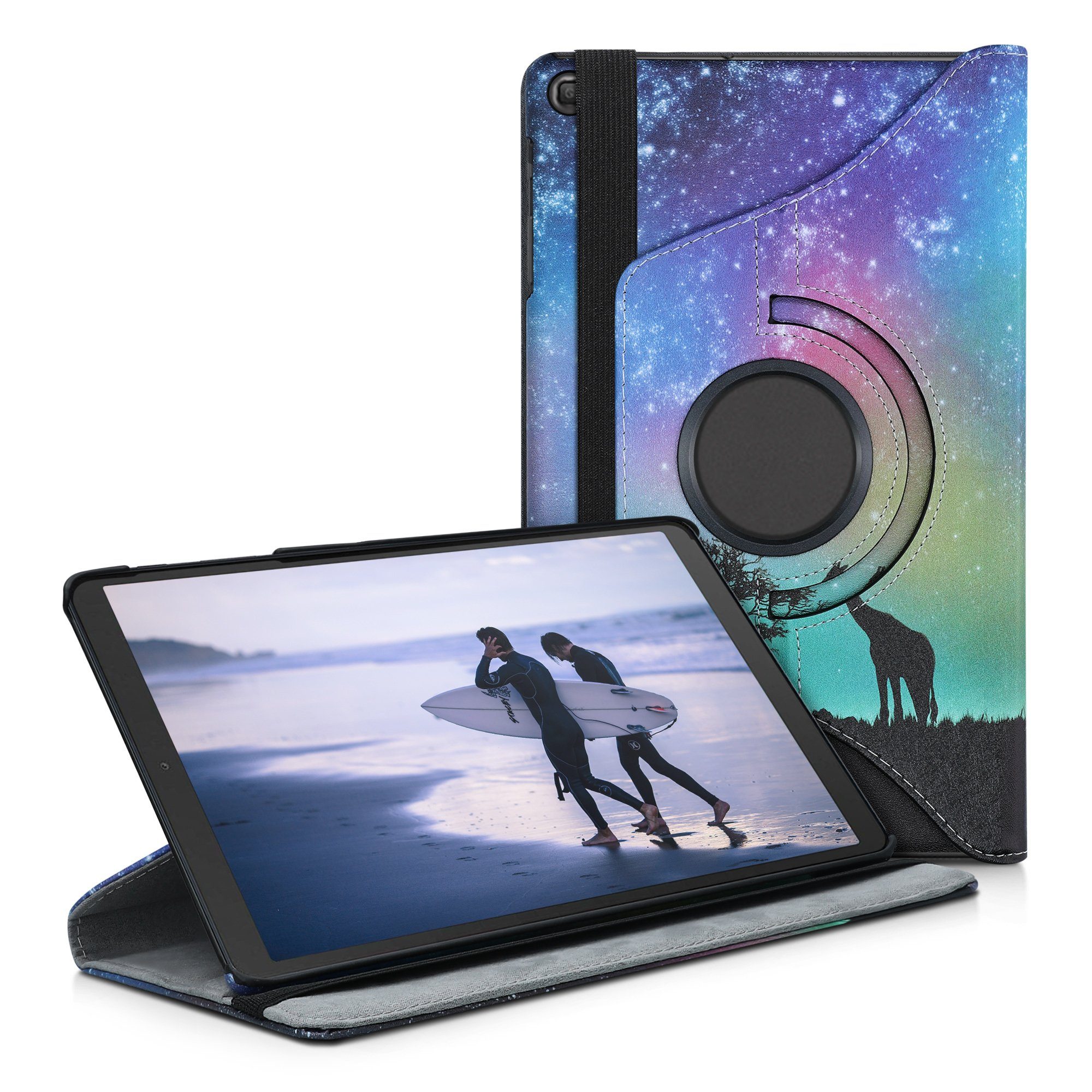 Kwmobile Tablet Hülle Hülle Für Samsung Galaxy Tab A 101 2019 360