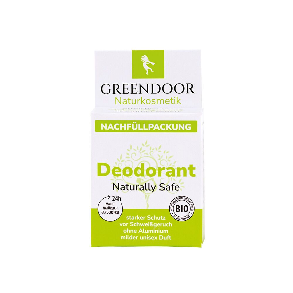 GREENDOOR Deo-Stift Deodorant Nachfüllpackung naturally safe