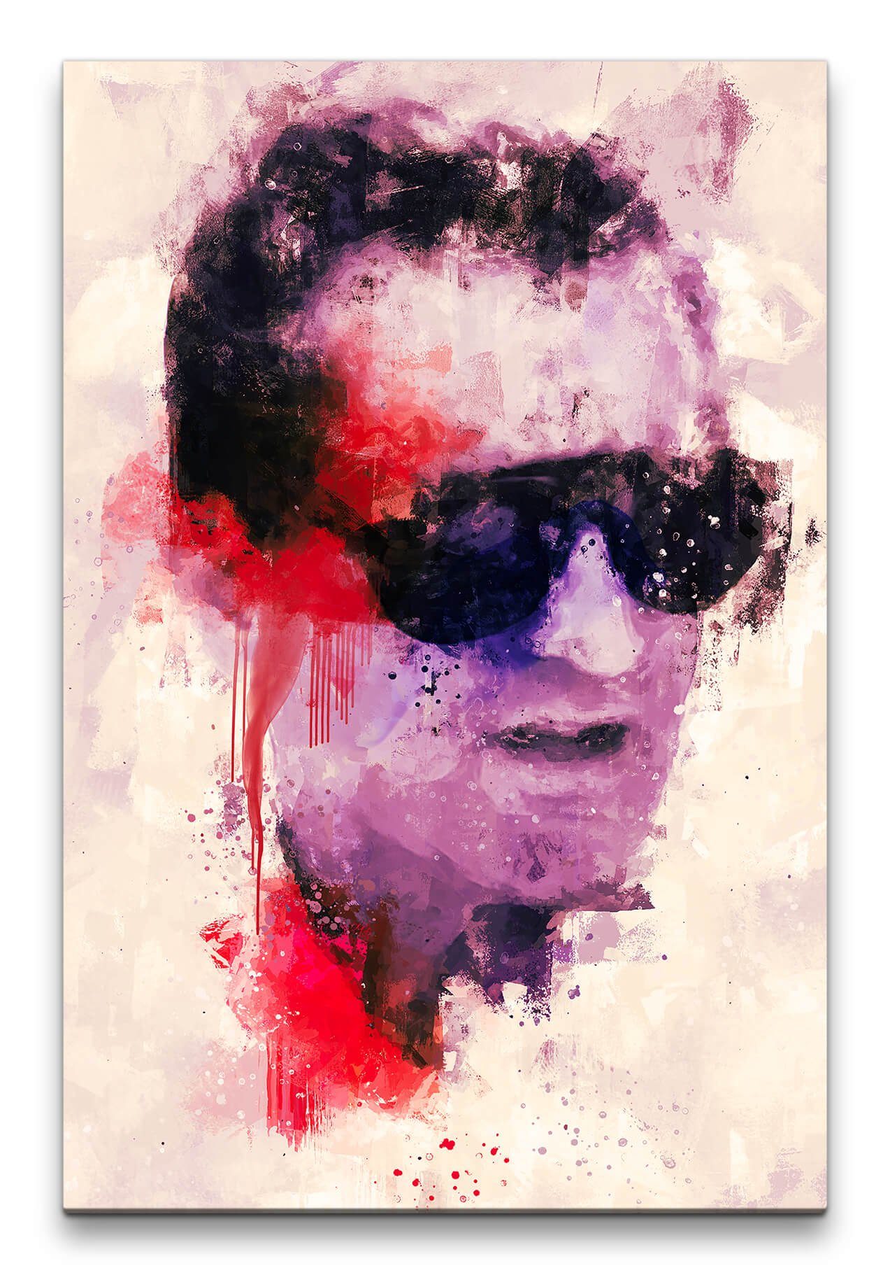 Sinus Art Leinwandbild Al Pacino Goodfellas Porträt Abstrakt Kunst
