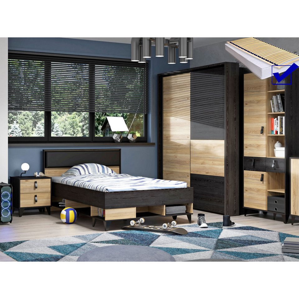 Expendio Jugendzimmer Set Lyrill 21 Spar Set 6 Tlg Mauvella Oak