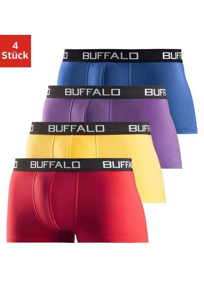 Buffalo Hipster (4 Stück)aus Microfaser, Low Rise Trunk in hüfttiefer ... Buffalo Hipster (4 Stück)aus Microfaser, Low Rise Trunk in hüfttiefer ...
