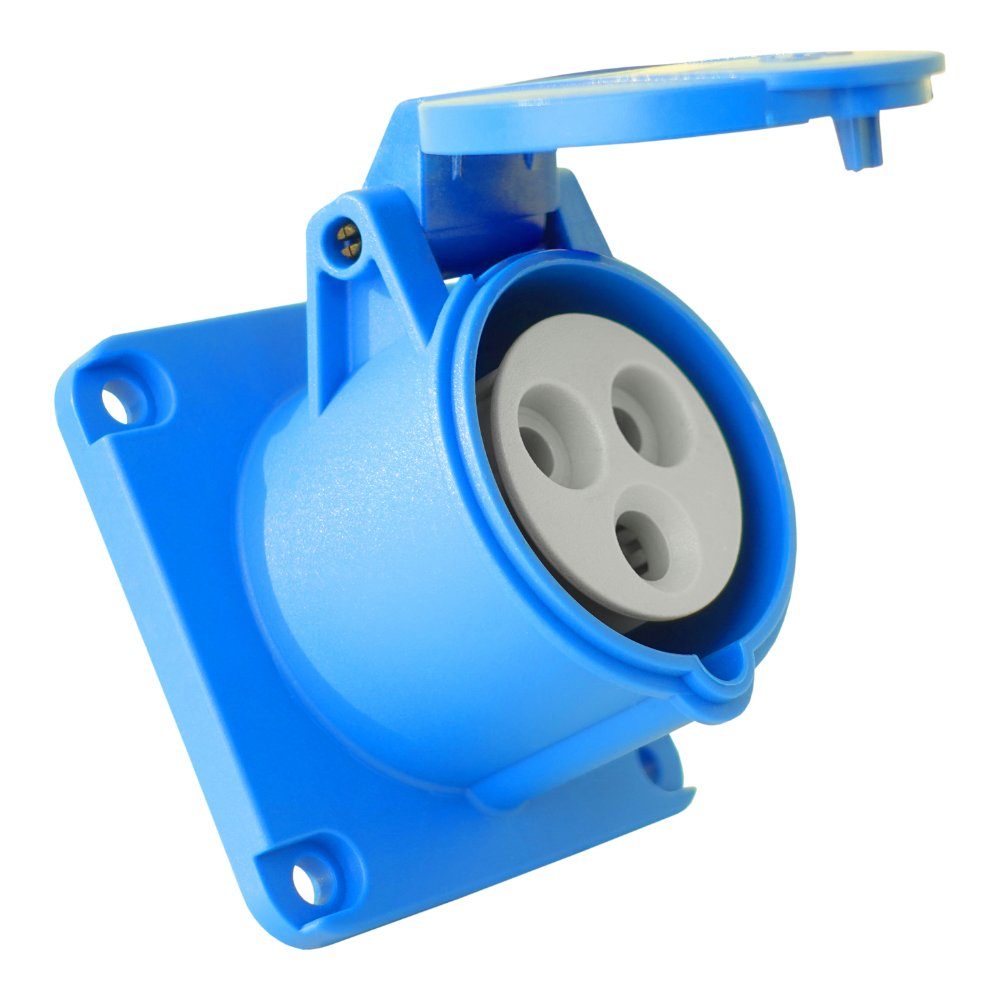 TP Electric Steckdose »CEE Einbausteckdose gerade 230V 32A 3P 70x70 mm«, 1-St. online kaufen | OTTO