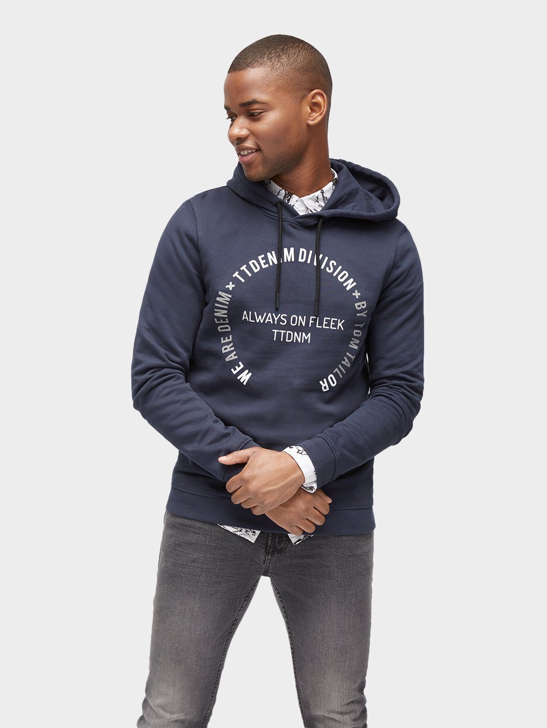 Tom Tailor Denim Hoodie Mit Schrift Print Kaufen Otto