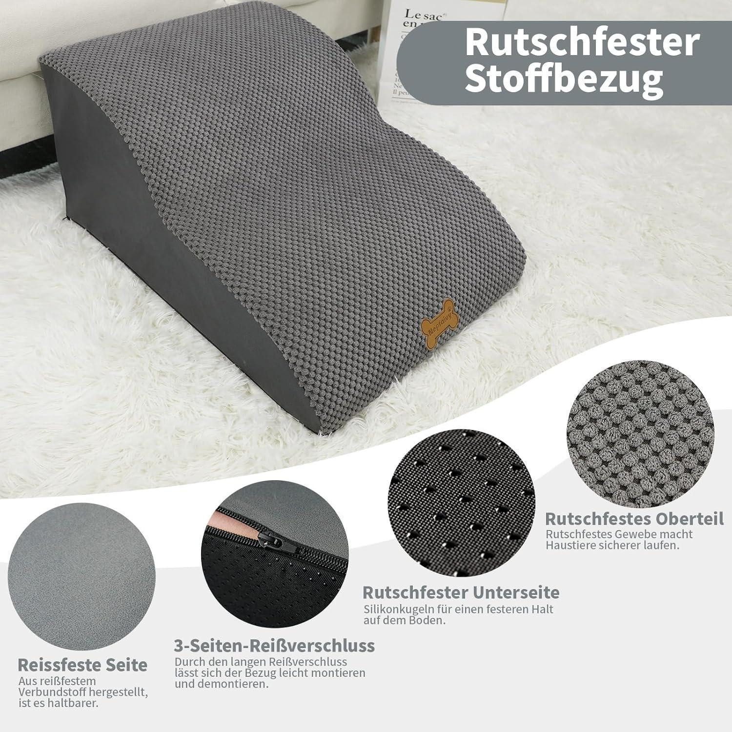 LuxusKollektion Haustiertreppe Hundetreppe Kleinhunde Schwamm Bezug ...