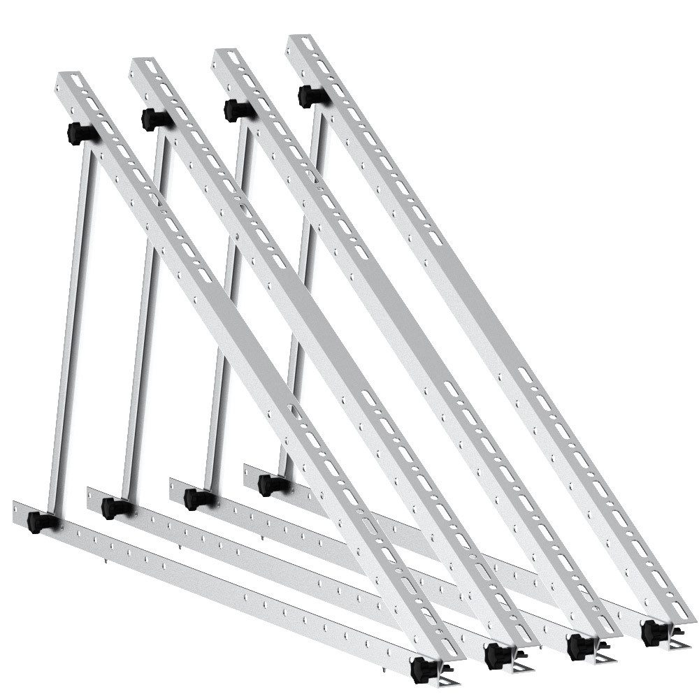 PFCTART Solarmodul-Halterung 118cm 2 Paar Solarpanel Halterung, für Dachhalterungen Solarmodule ...