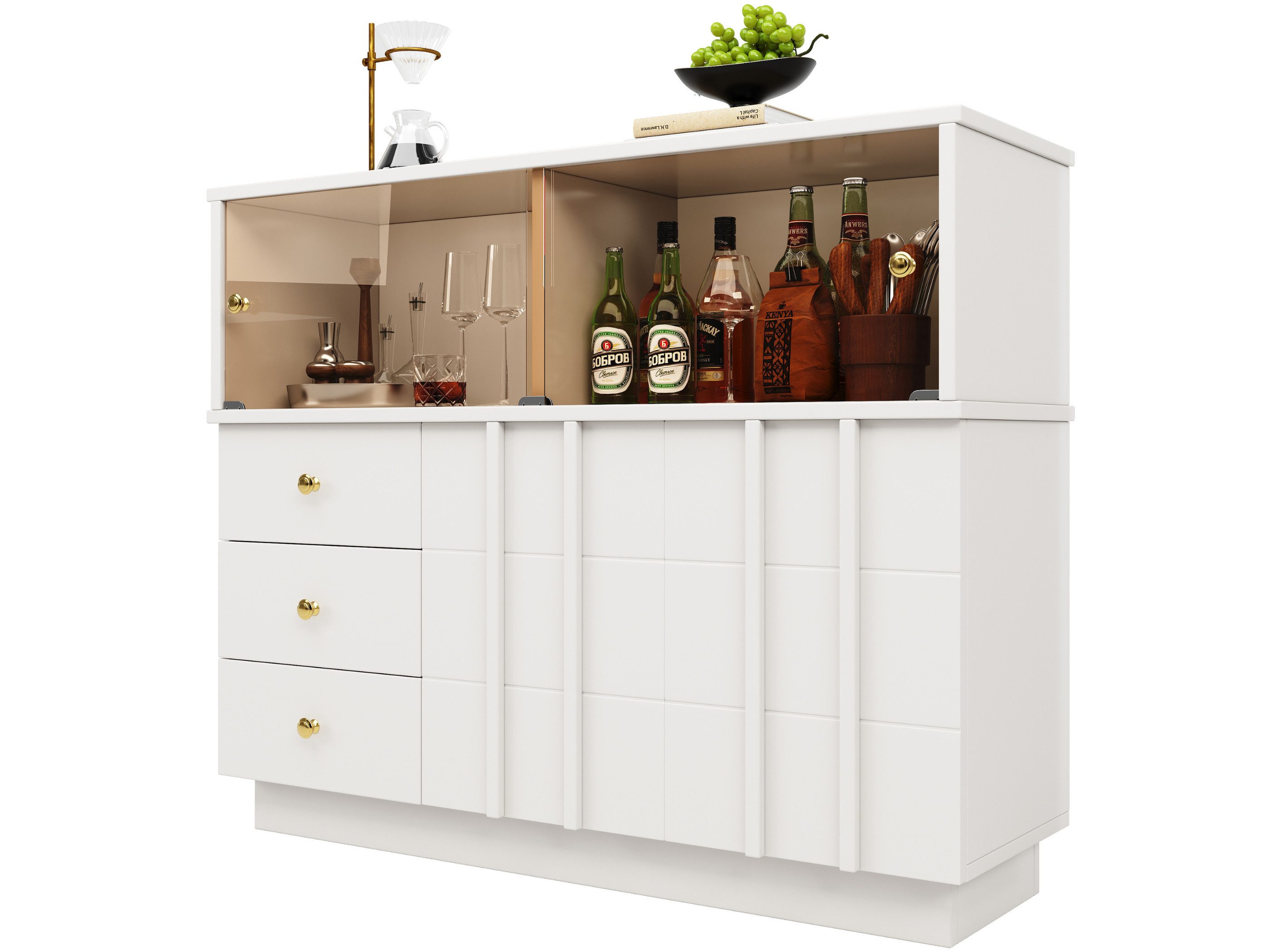 Seedwave Anrichte Modern Sideboard Allzweck Beistellschrank Küche Mit