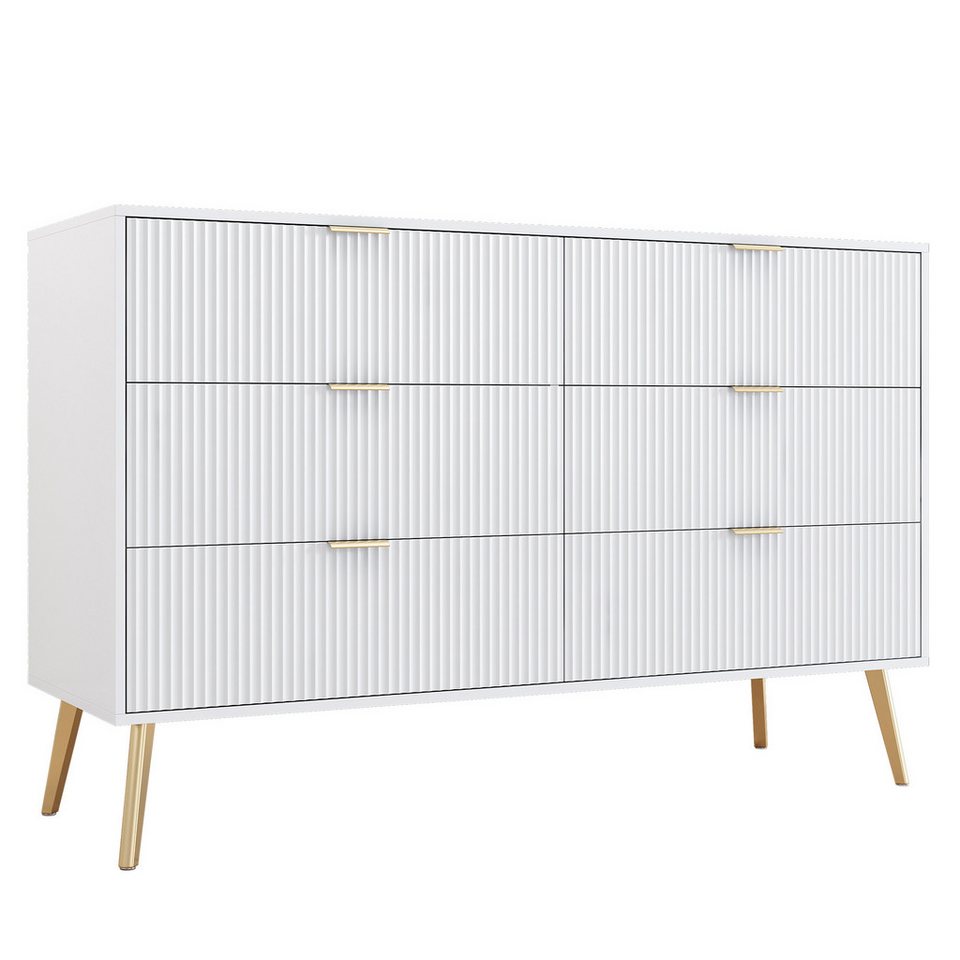 Modfu Sideboard Mit Vergoldeten Beinen Und Griffen Kommode Anrichte