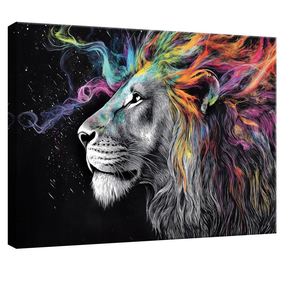 Wallarena Leinwandbild Abstrakt Gold Wandbild Xxl Leinwandbilder Modern