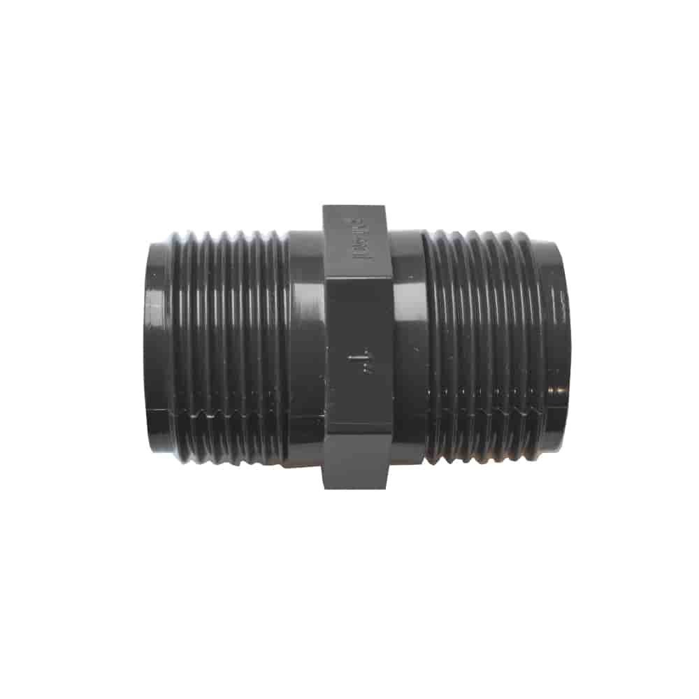 Cepex Steckfitting PVC - U AG x AG Doppelnippel 1"