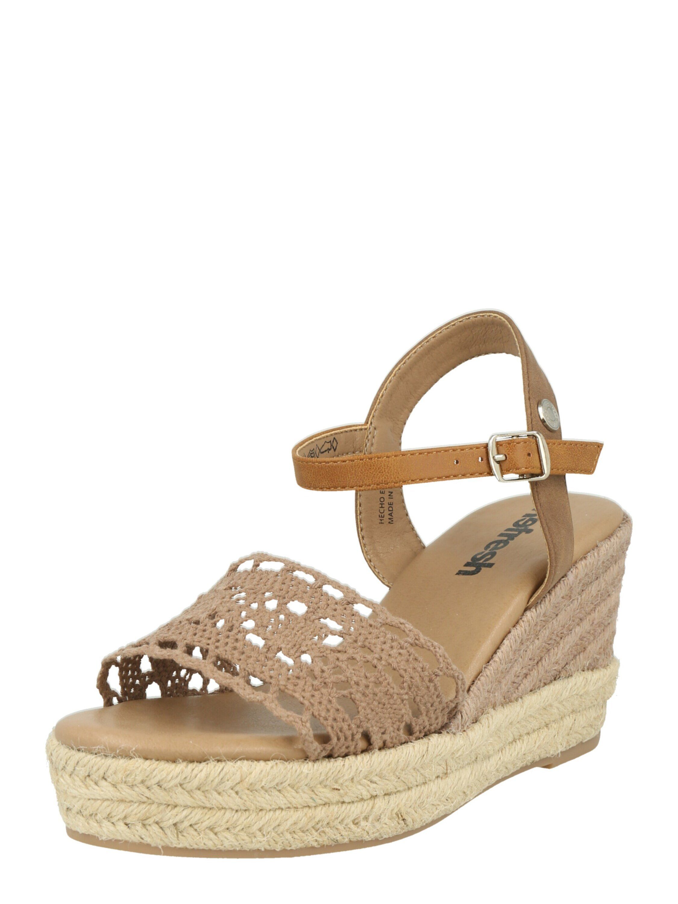Refresh Sandalette (1-tlg), Absatz/Sohle in Bast-Optik
