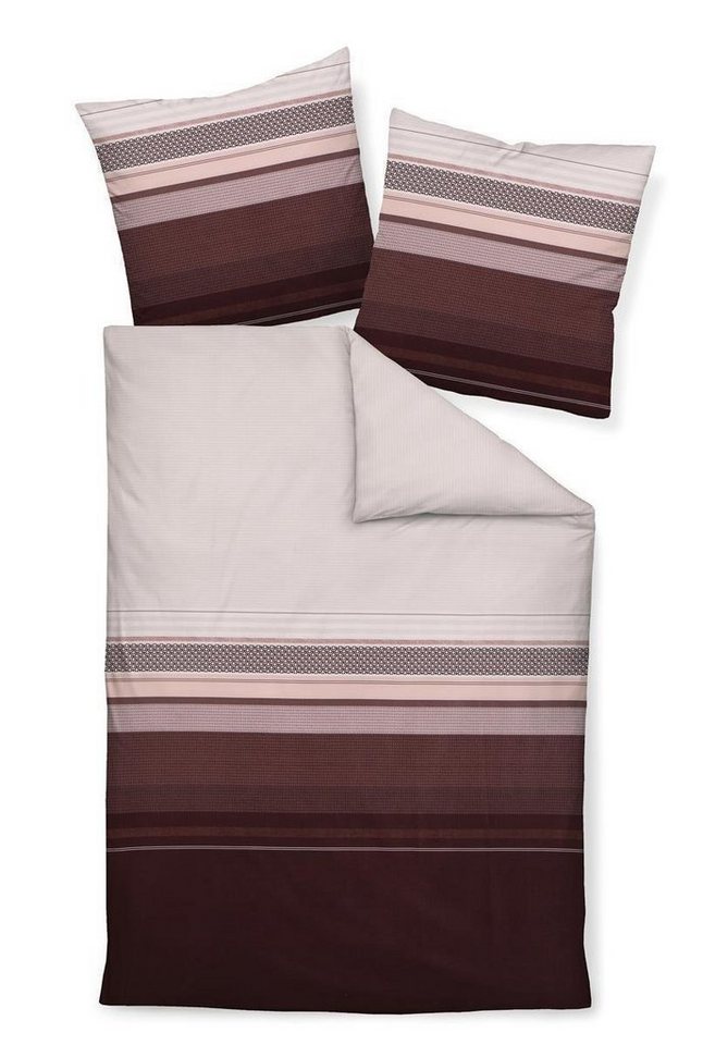 Janine Bettwäsche Janine JD Mako-Satin Bettwäsche 200x220 Streifen ... Janine Bettwäsche Janine JD Mako-Satin Bettwäsche 200x220 Streifen ...