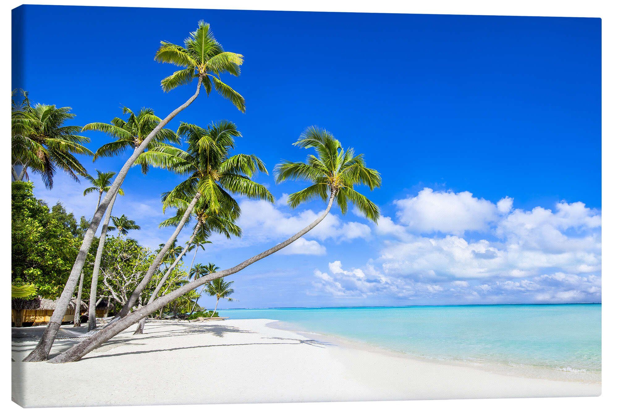 Posterlounge Leinwandbild Jan Christopher Becke Weißer Strand Und