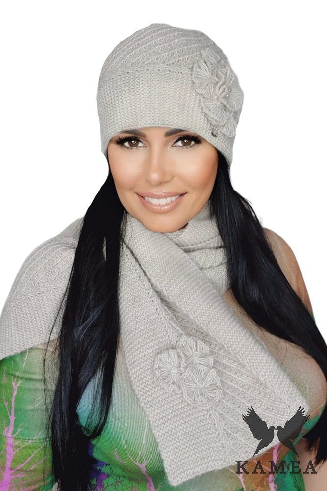 Kamea Beanie Set Mütze & Schal, Herbst & Winter