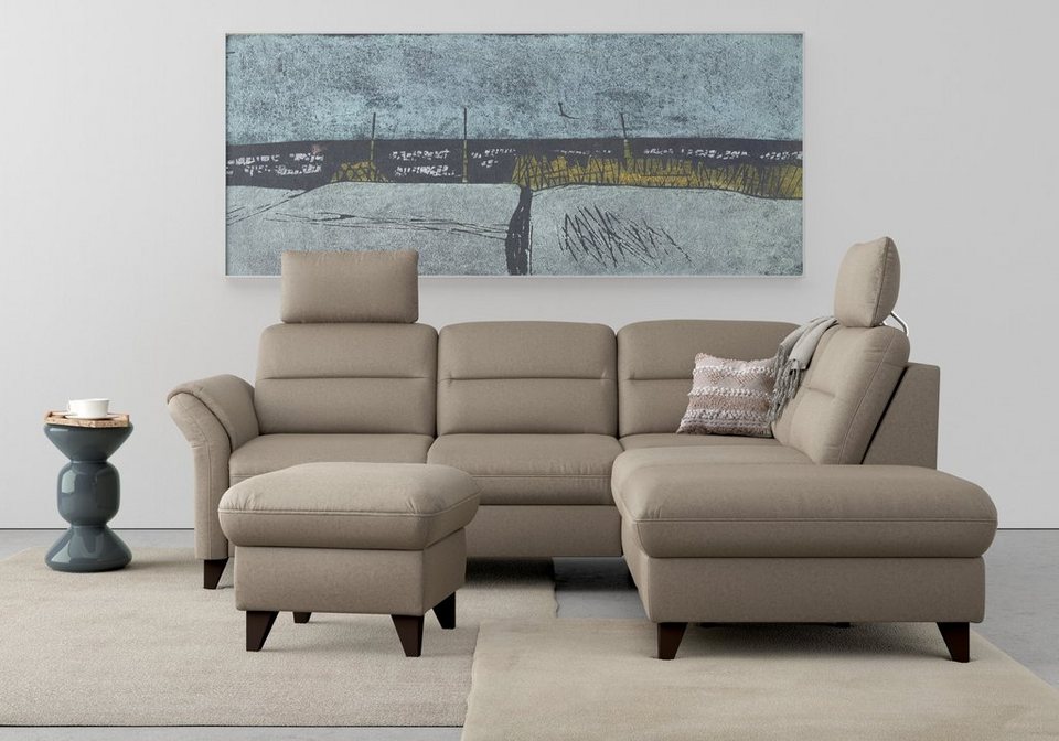Sitandmore Ecksofa Mellum L Form Federkern Wahlweise Mit Bettfunktion