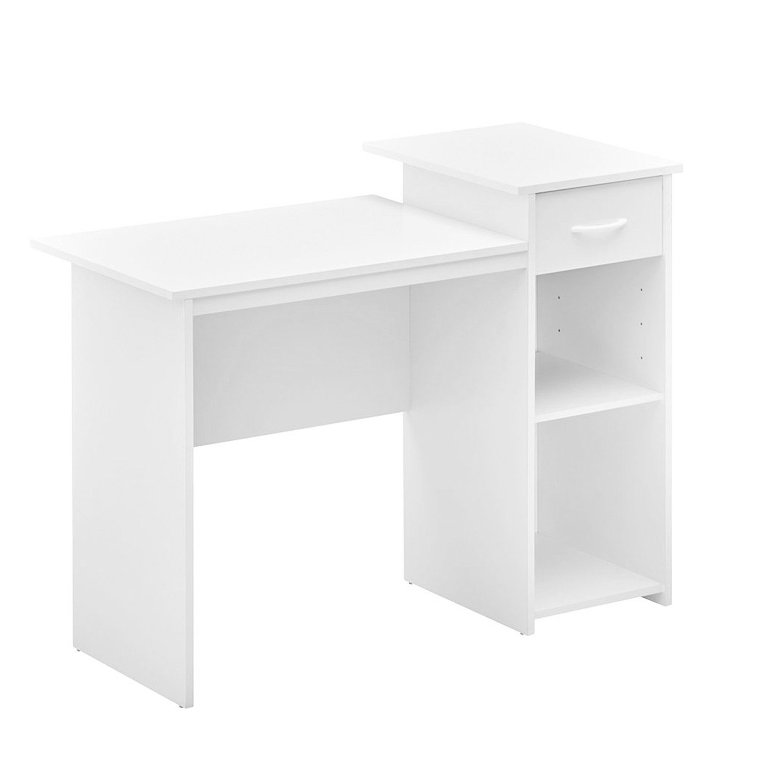 Costway Schreibtisch Mit Schrank Kabellöchern And Offenem Regal