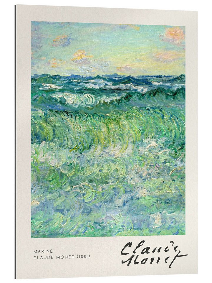 Posterlounge Xxl Wandbild Claude Monet Marine Badezimmer Maritim