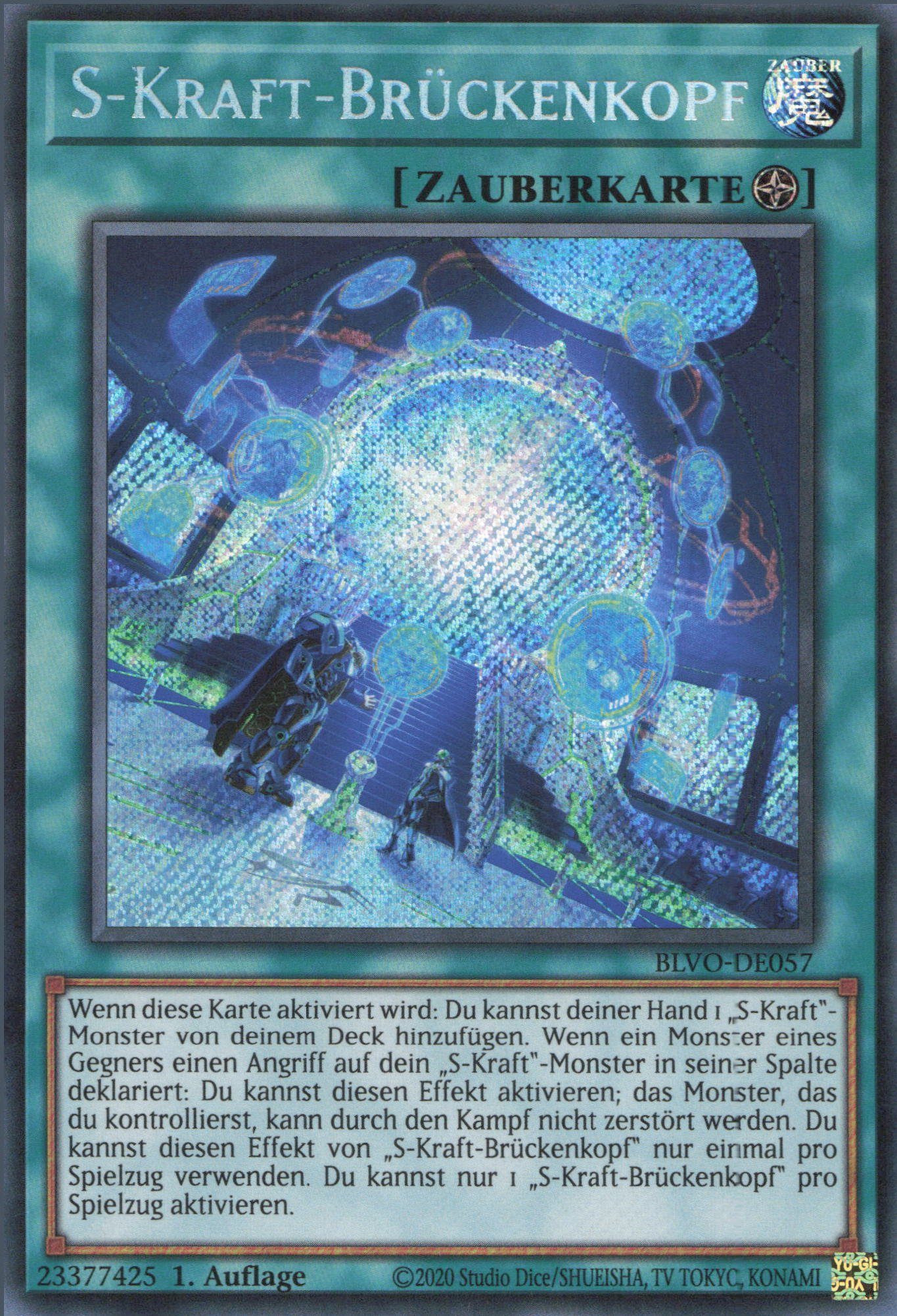 Recollectibles Sammelkarte Yugioh Karte S Kraft Brückenkopf Deutsch Yu