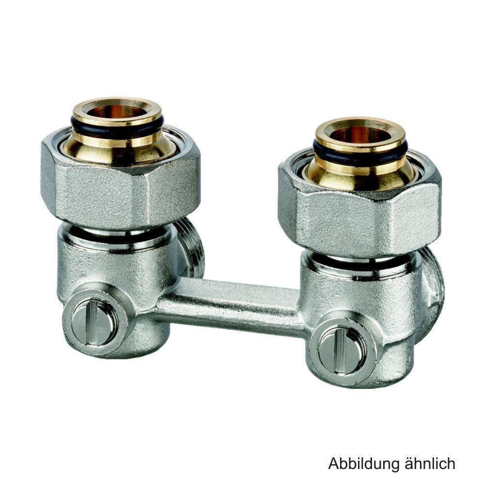 IMI Heimeier Heizkörper HEIMEIER Verschraubung Vekotrim 2-Rohr Eckform, für VHK mit G 3/4" AG