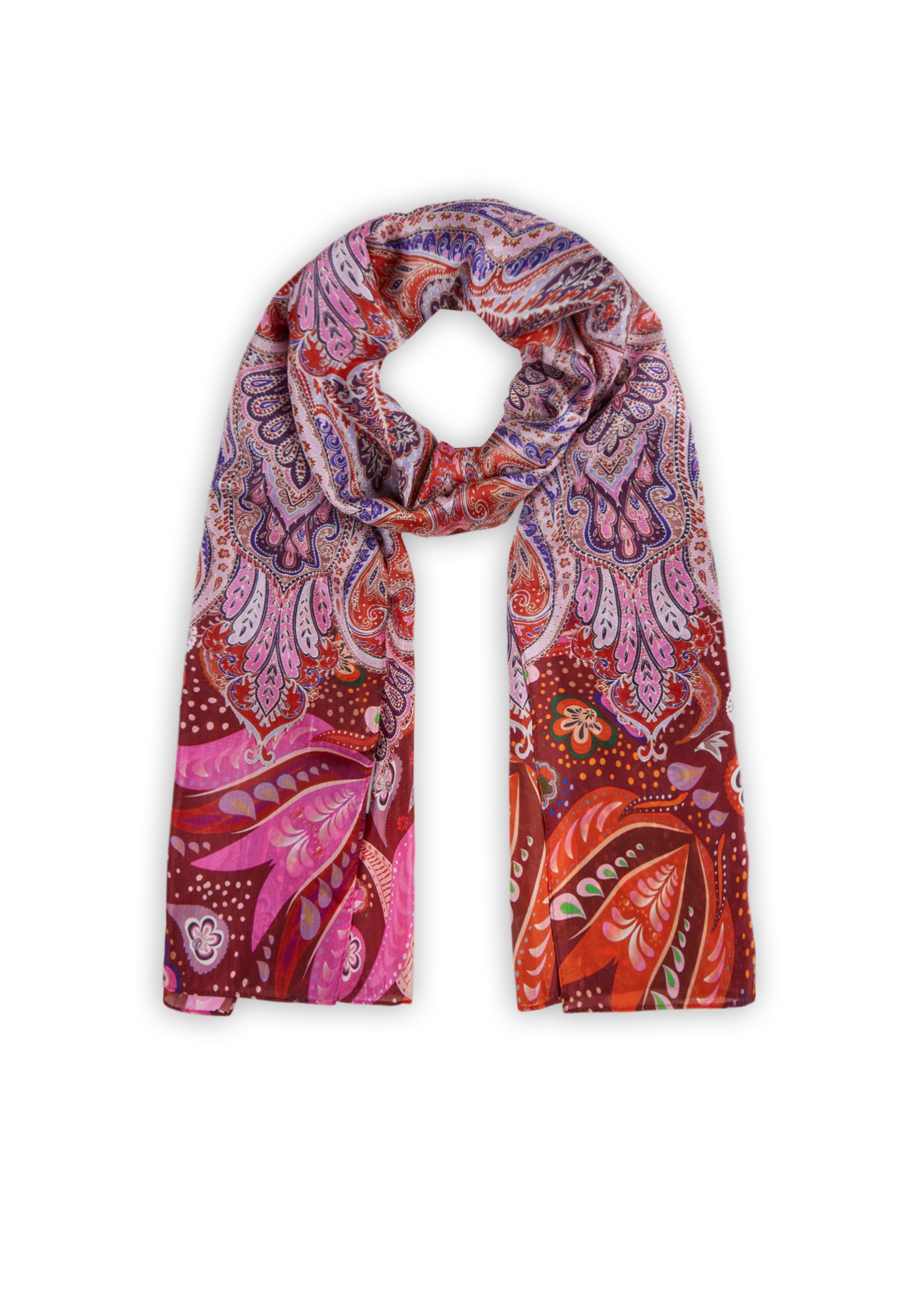 Codello Seidenschal Codello Schal aus reiner Seide mit Paisleymuster ...