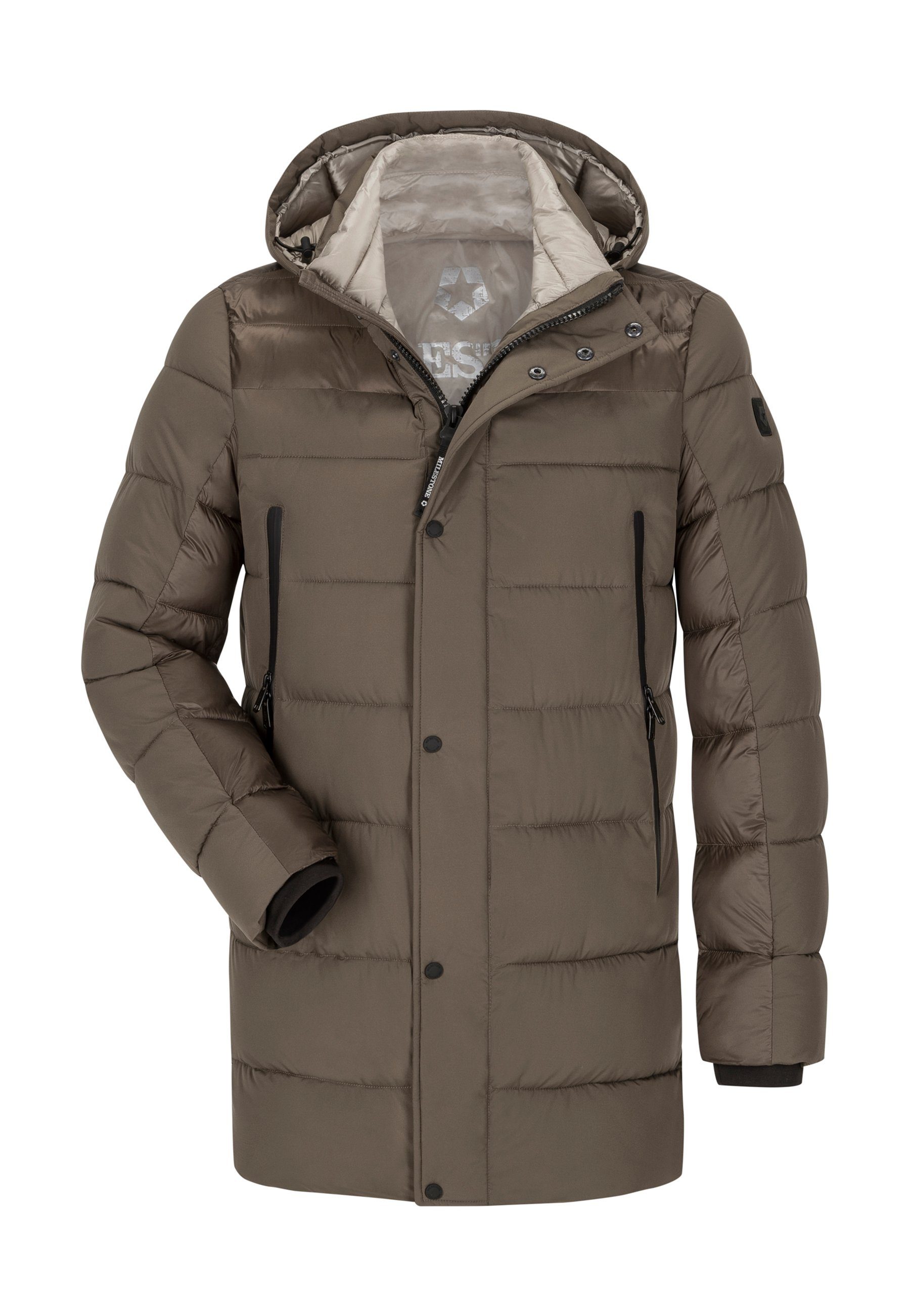 Milestone Winterjacke Tender Mit Abnehmbarer Kapuze Verschluss