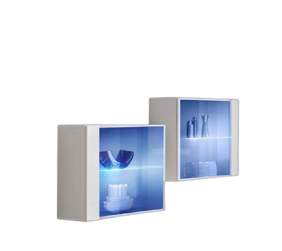 Xlmoebel Wohnwand Moderne Wohnwand Neue Gestaltung Vitrine Regal Weiß