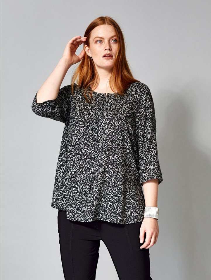 Sara Lindholm By Happy Size Bluse In Leichter Oversize Form Online