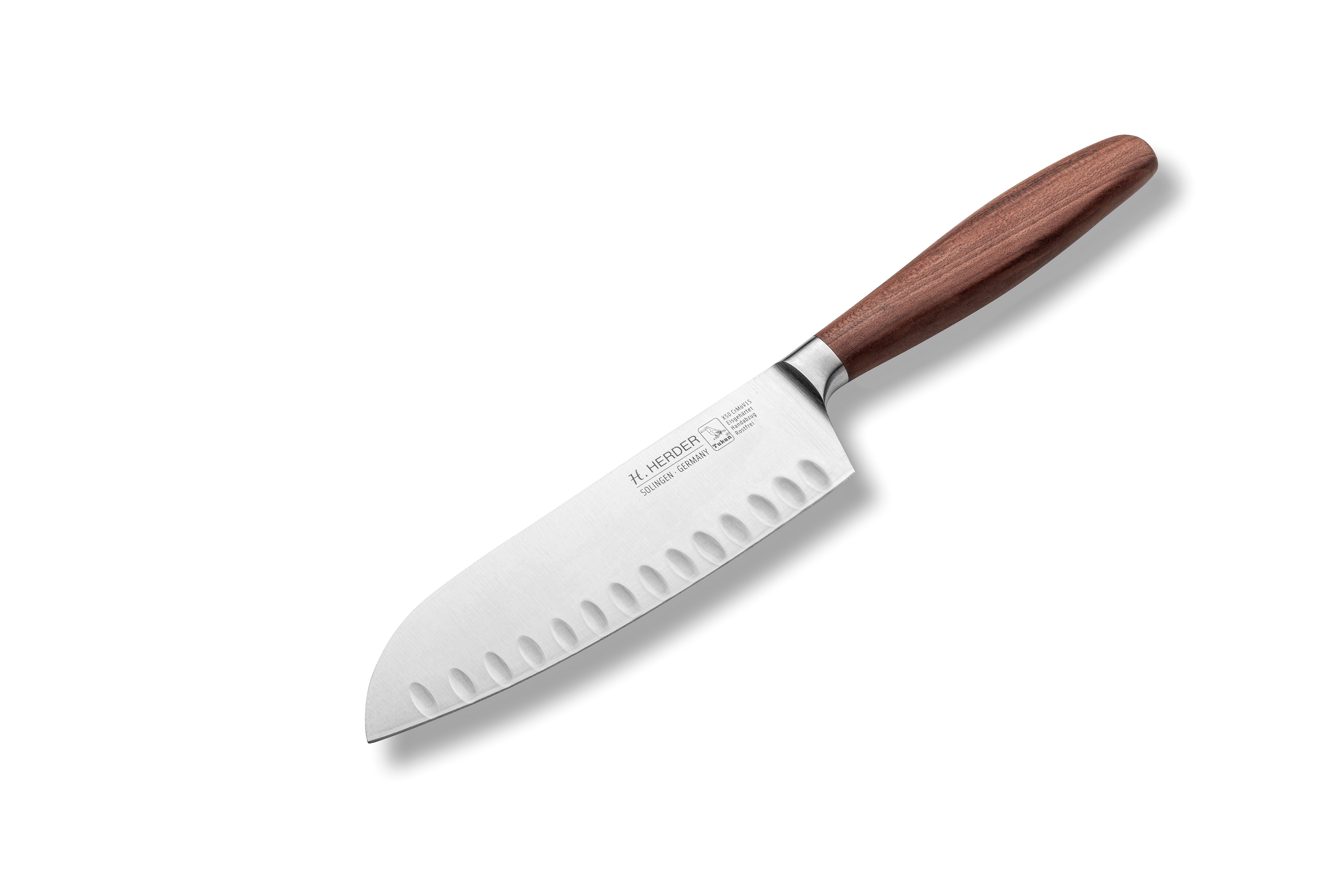 H Herder Santokumesser 16cm Kulle Eterno Geschmiedet Mit Griff Aus
