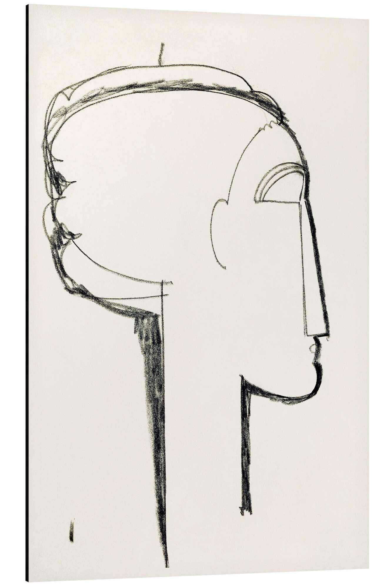Posterlounge Alu Dibond Druck Amedeo Modigliani Kopf Im Profil