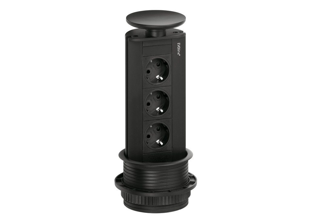 Naber Umluftmodul Evoline Port 1 Steckdosenelement Mit Schuko Deckel
