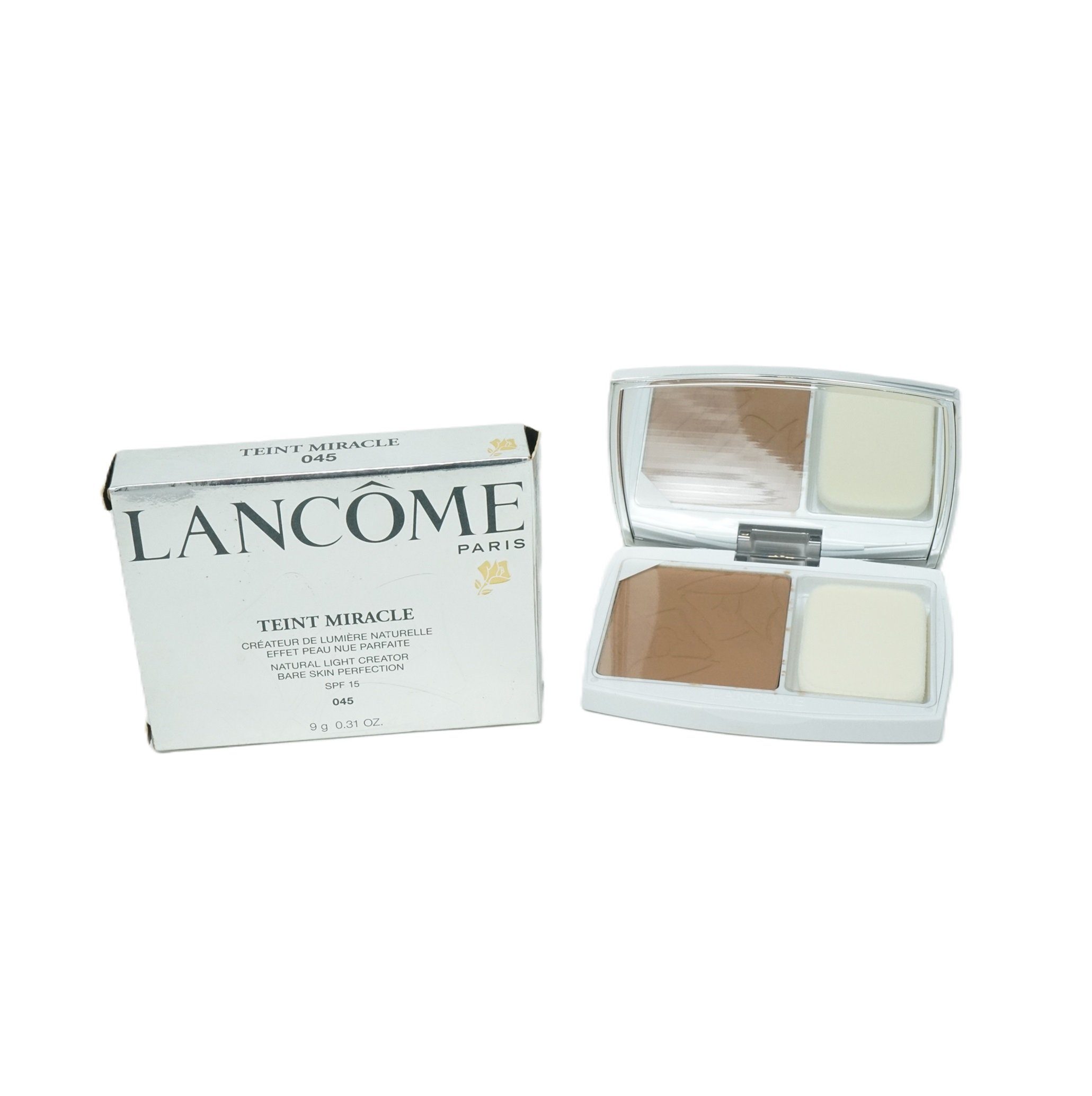 LANCOME Puder Teint Miracle Compact Grundierung SPF15 045 Sable Beige ...