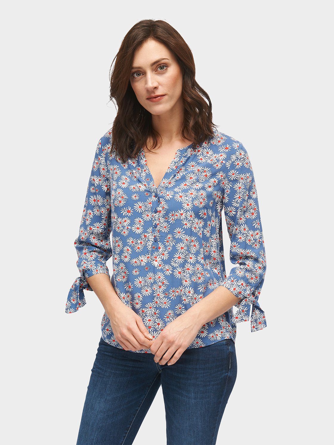 Tom Tailor Shirtbluse Gemusterte Bluse Kaufen Otto