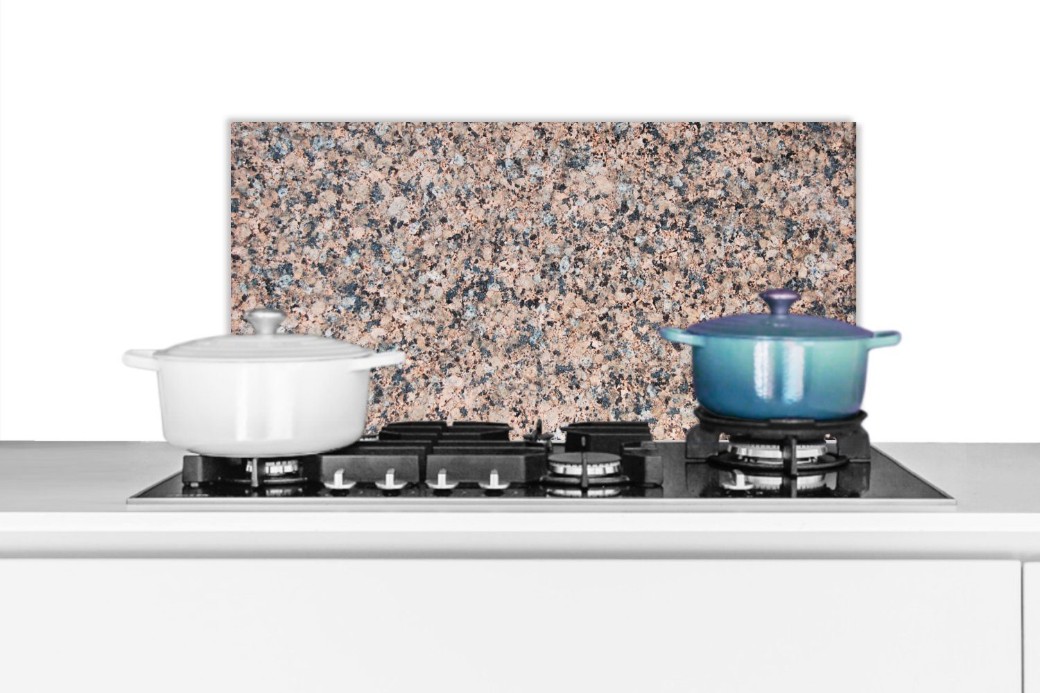 Muchowow Küchenrückwand Granit Stein Muster Design Braun