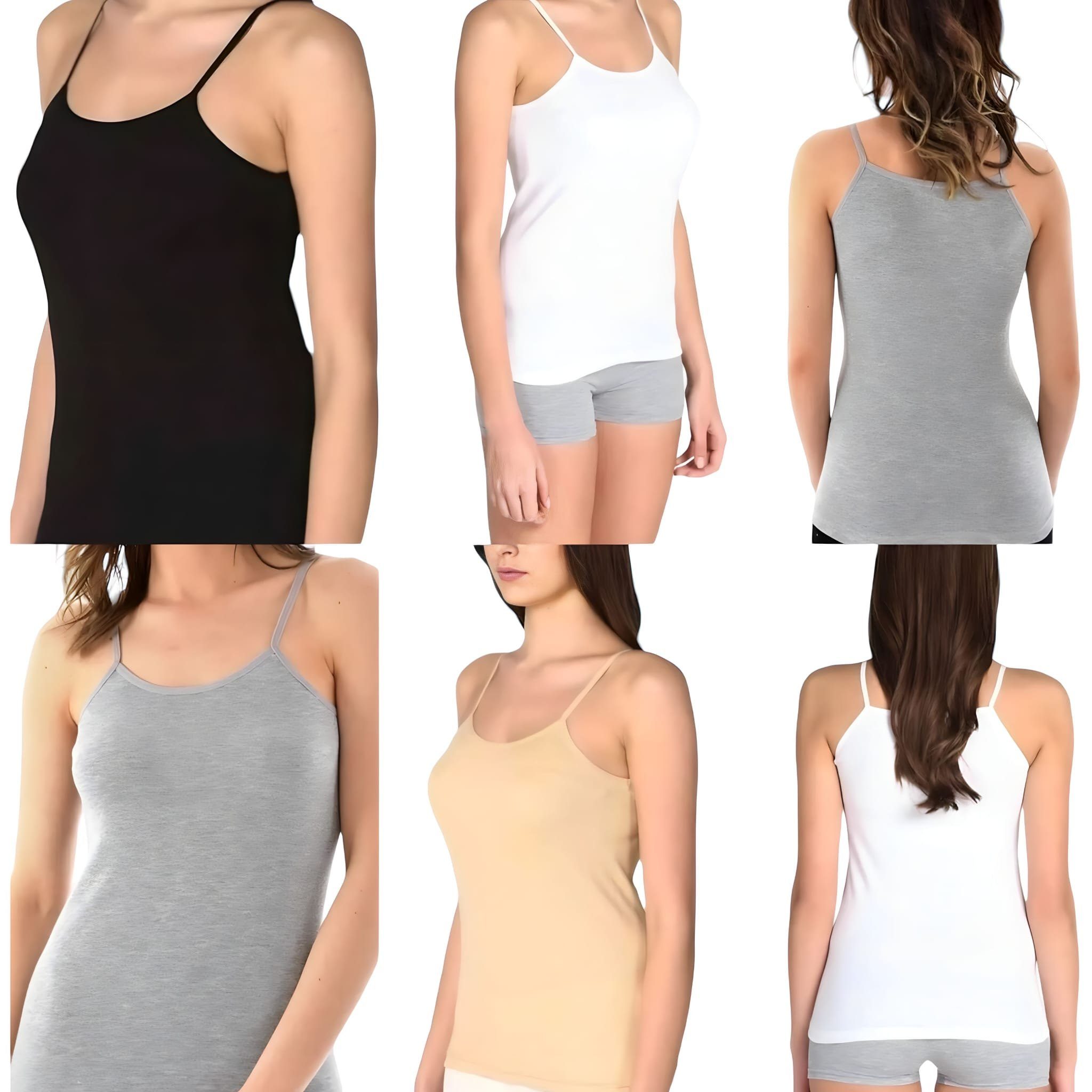 Seher Tutku Tanktop Damen Unterhemden Trägertop Spaghettiträger 100
