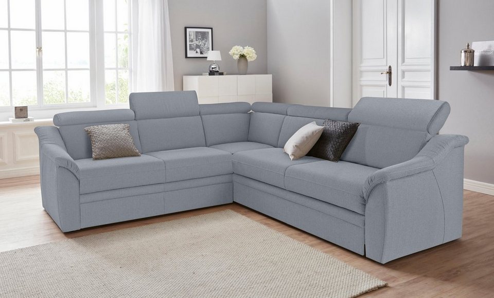 Sitandmore Ecksofa Mit Federkern Wahlweise Mit Bettfunktion Und