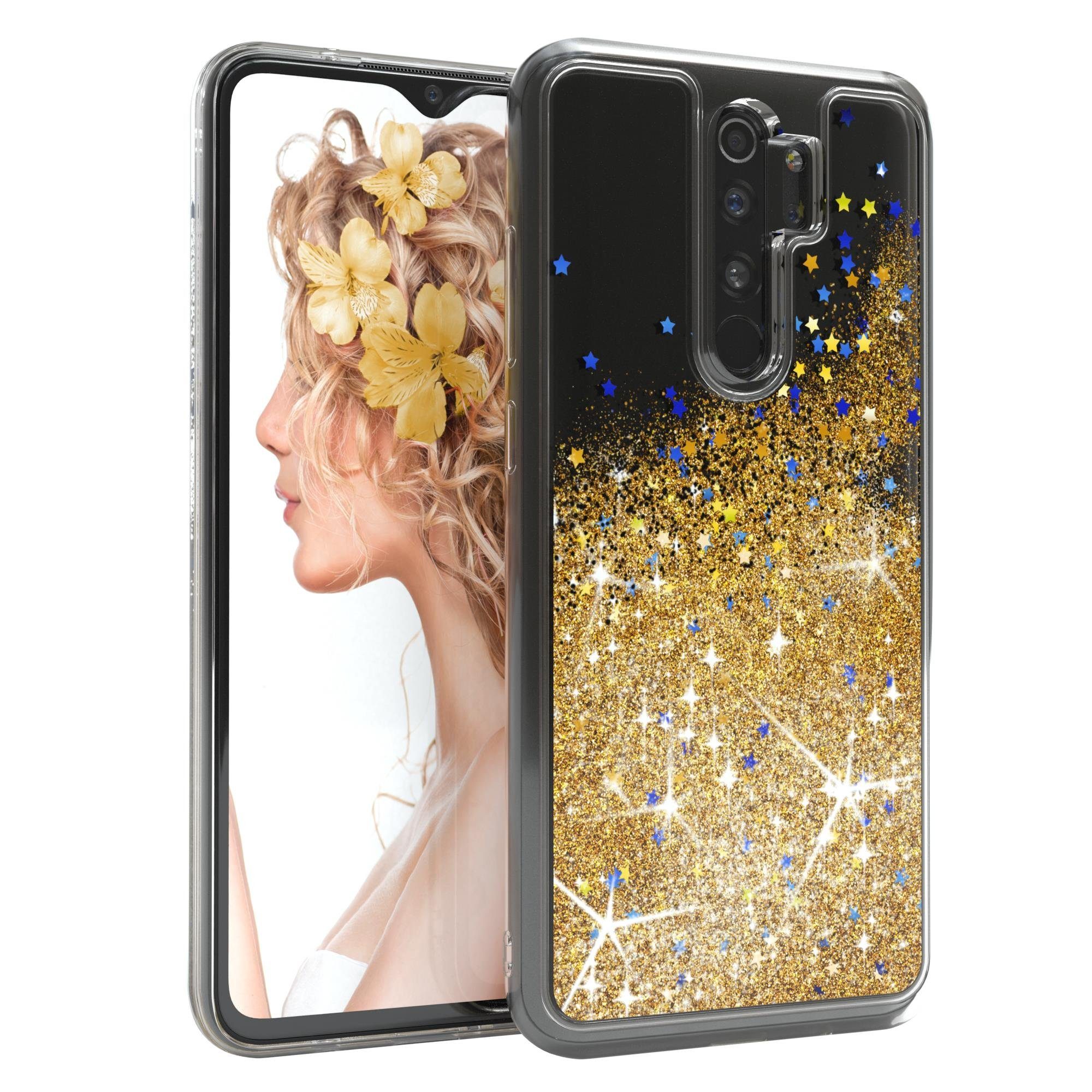 Eazy Case Handyhülle Liquid Glittery Case Für Xiaomi Redmi Note 8 Pro 6