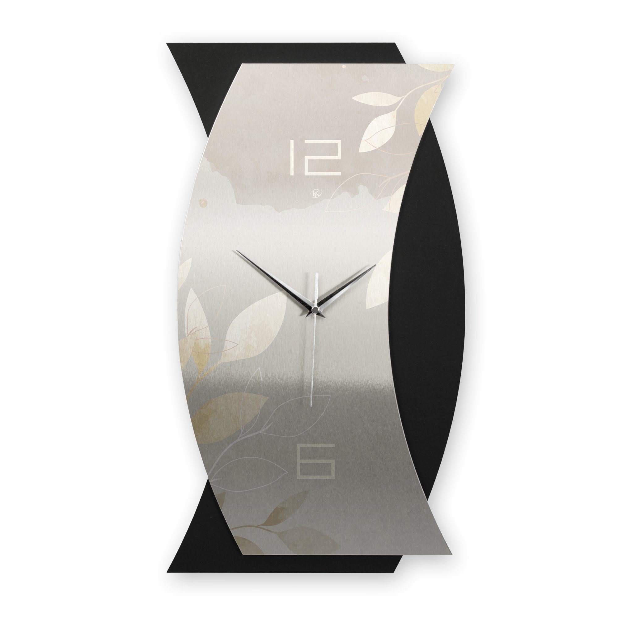 Kreative Feder Wanduhr 3d Designer Wanduhr Floral Elegance Ohne Ticken