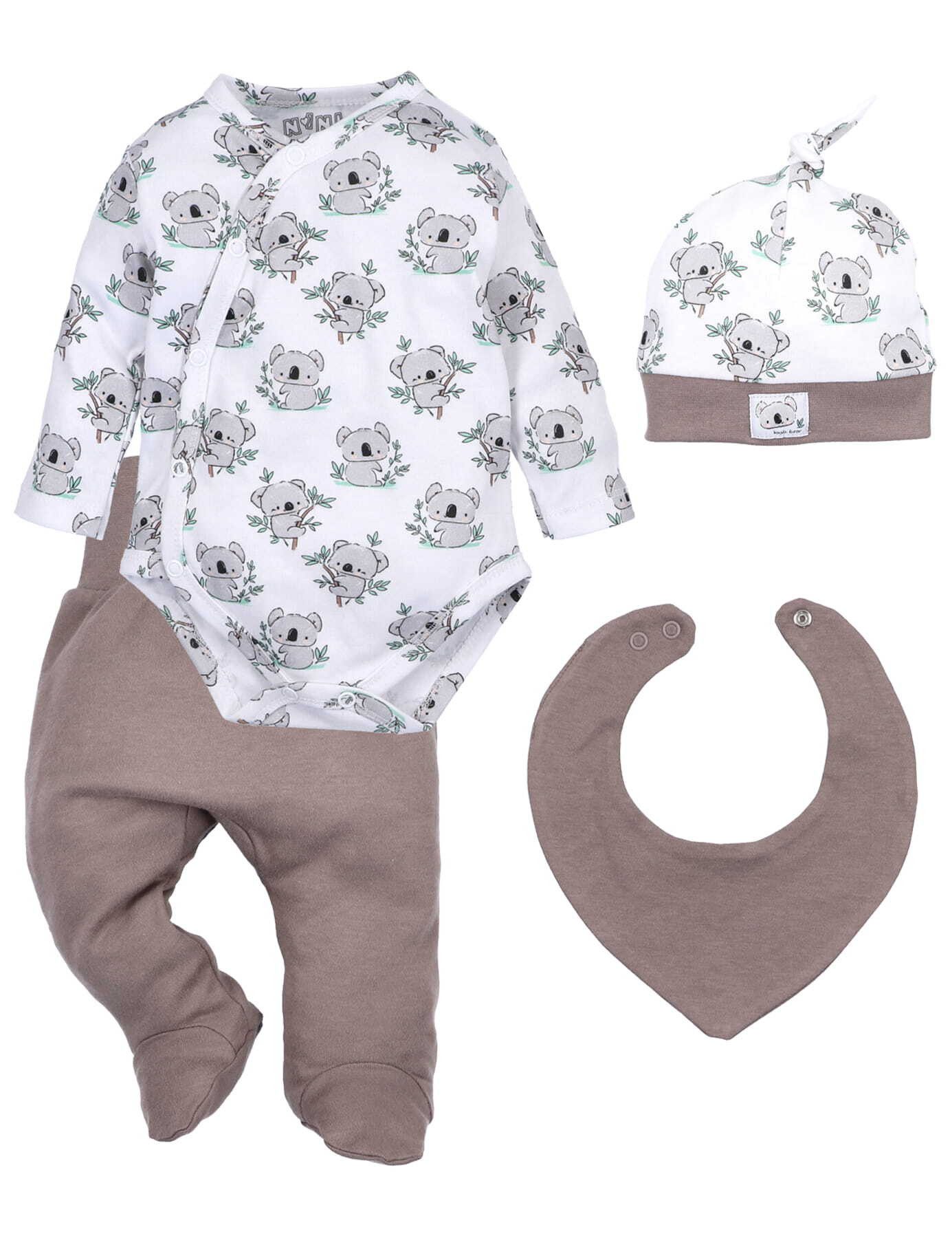 NINI Body Set Koala (1-tlg) 100% Baumwolle