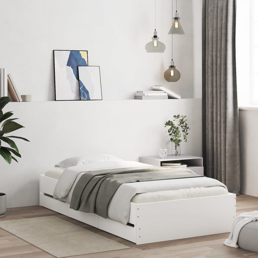 Bett 90x200 Wei