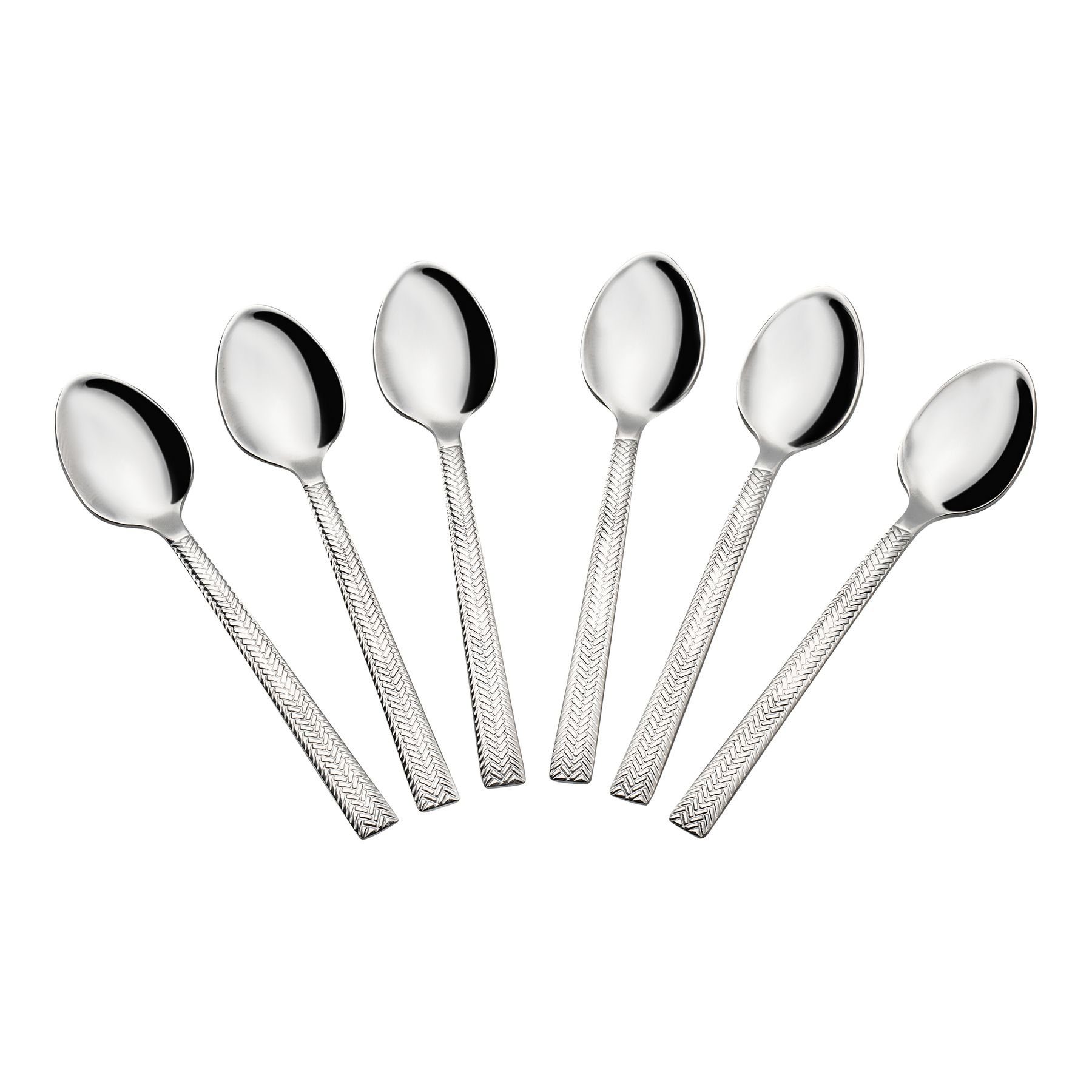 Asphald Besteck Set Hera Design 6er Set Kaffeelöffel Espressolöffel 18