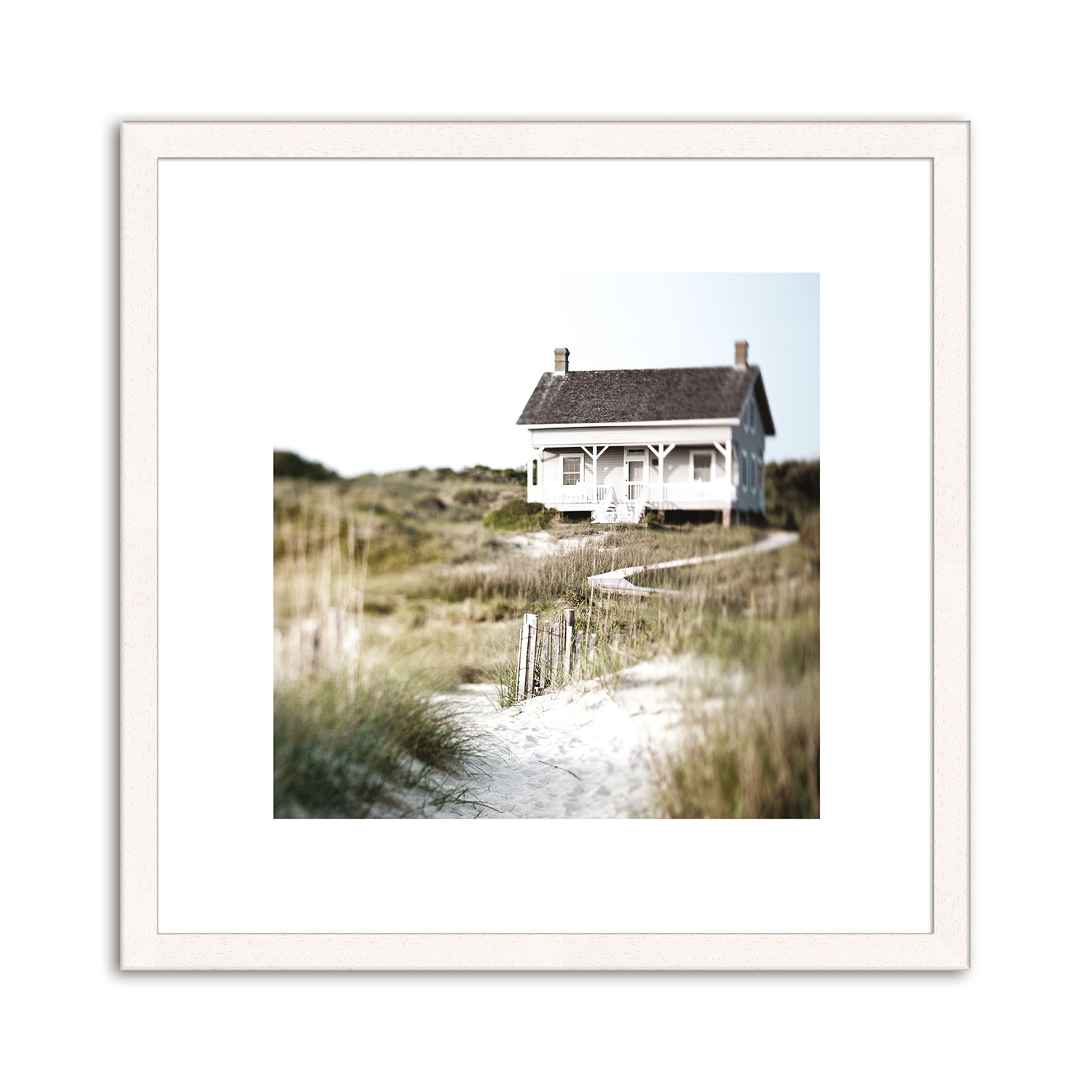 artissimo Bild mit Rahmen Bild gerahmt 30x30cm / Design-Poster inkl. Holz-Rahmen / Wandbild ...