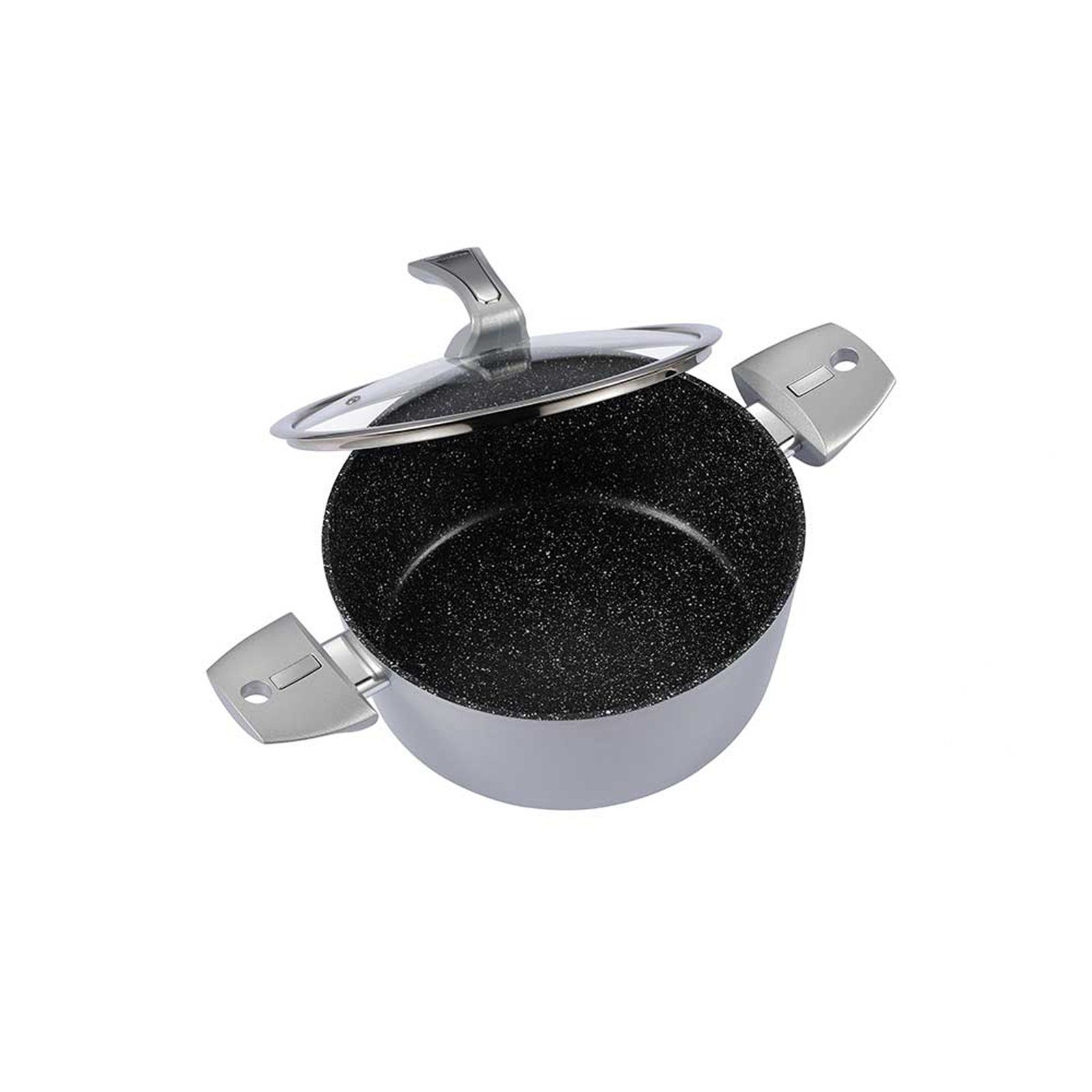 Neuetischkultur Bratentopf Bratentopf Mit Deckel Metallic Silber 20