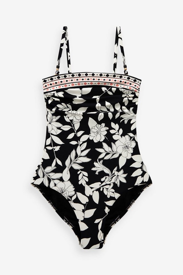Next Badeanzug Myleene Klass Bauchformender Bandeau Badeanzug 1 St