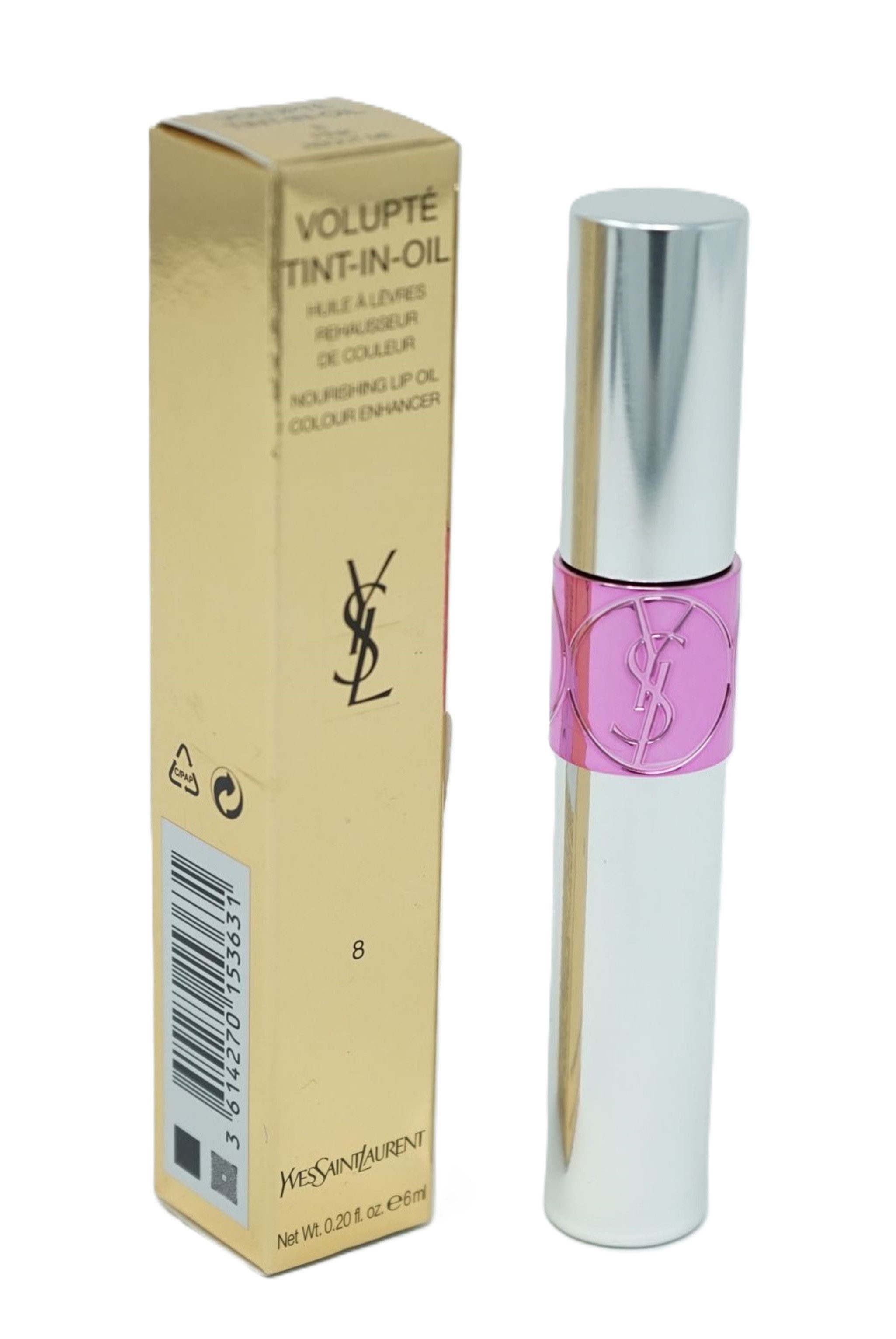 YVES SAINT LAURENT Lippenstift YSL Volupte Tint-in-Oil Lip Oil 6ml Make me Nude 9, Yves Saint ...