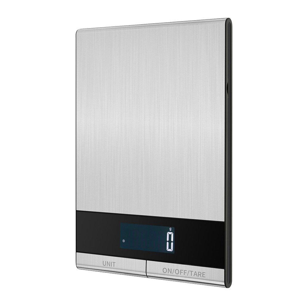 MDHAND Küchenwaage 10KG Digital Küchenwaage mit LCD Display und Tara Funktion, (1-tlg), zum ...