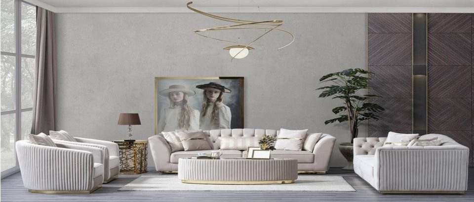 Jvmoebel Wohnzimmer Set Sofagarnitur Garnitur Design Sofas Sofa Couch