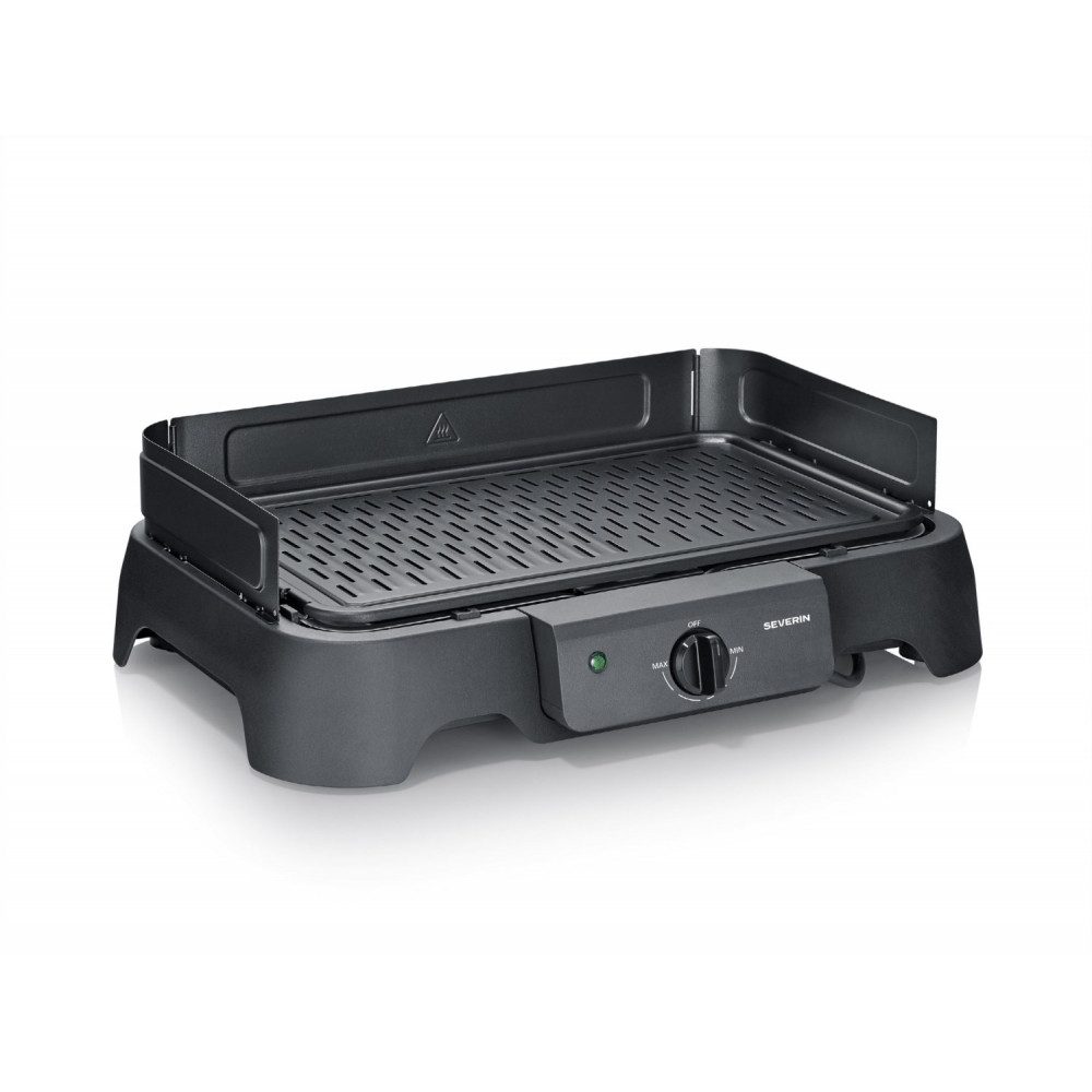 Severin Elektrogrill PG 8595 Tischgrill schwarz, 2000 W