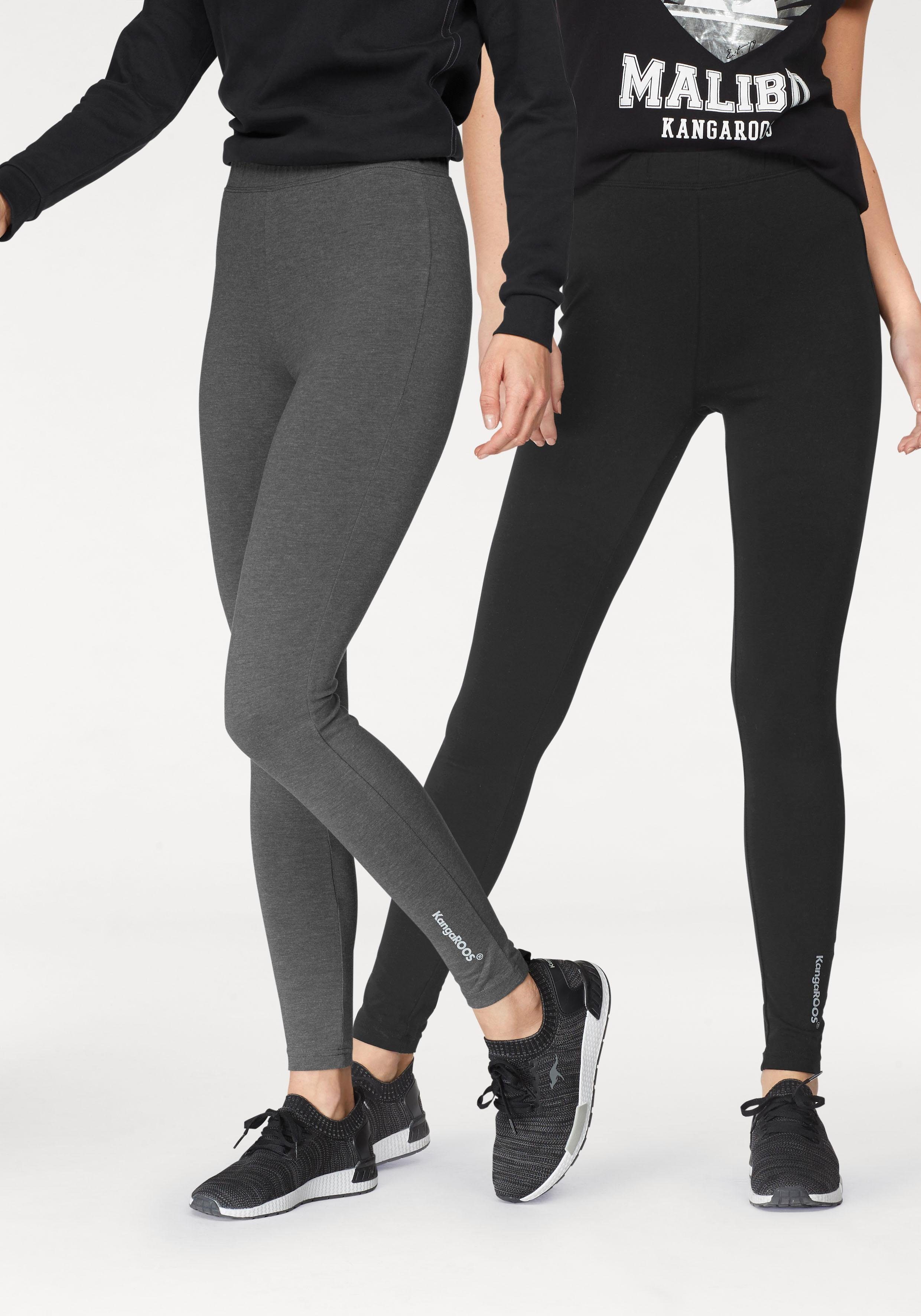 Kangaroos Leggings Packung 2 Tlg 2er Pack Im Basic Doppelpack